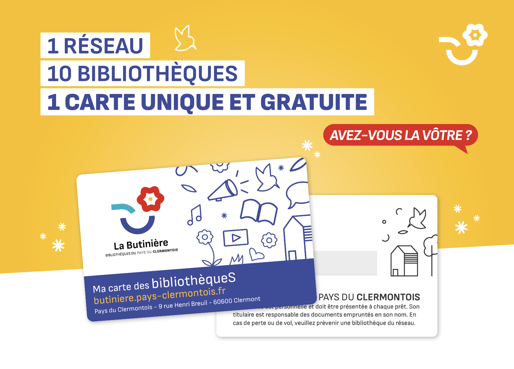 Une carte unique et gratuite pour les 10 bibliothèques - Pays du ...